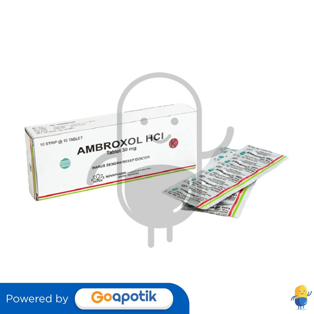 Jual Ambroxol Novapharin 30 Mg Strip 10 Tablet | Shopee Indonesia