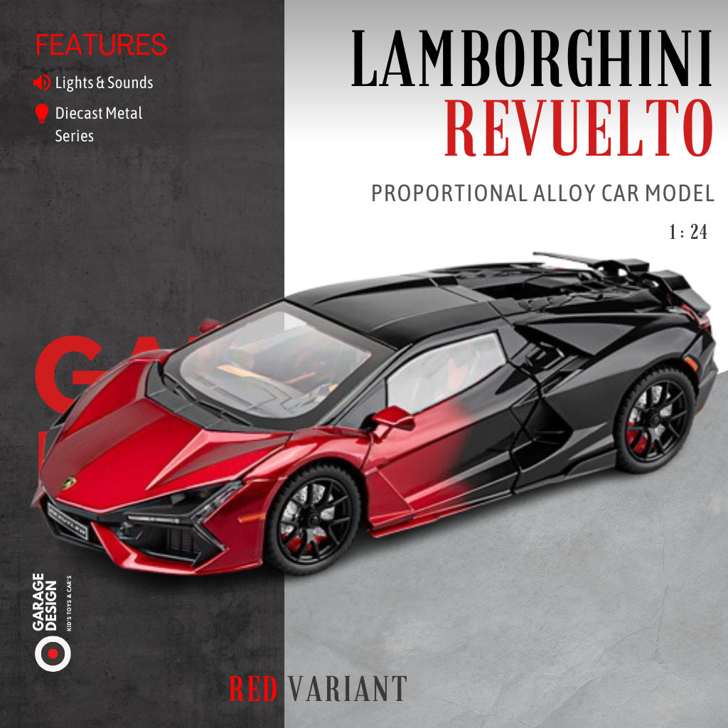 Jual Miniatur Diecast Mobil Lamborghini REVUELTO 1:24 - Alloy Model ...