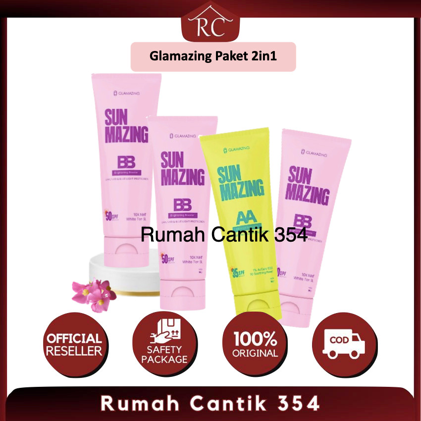 Jual Rumah Cantik GLAMAZING - SUNMAZING SERIES ( 50ml ) - Sunscreen ...