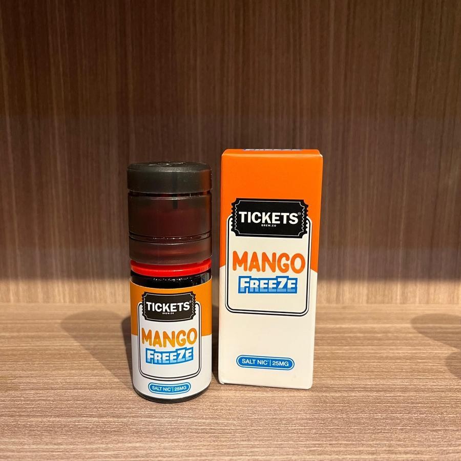 Jual Tickets Mango Freeze Salt Nic 30ml 25mg by EJM | Shopee Indonesia