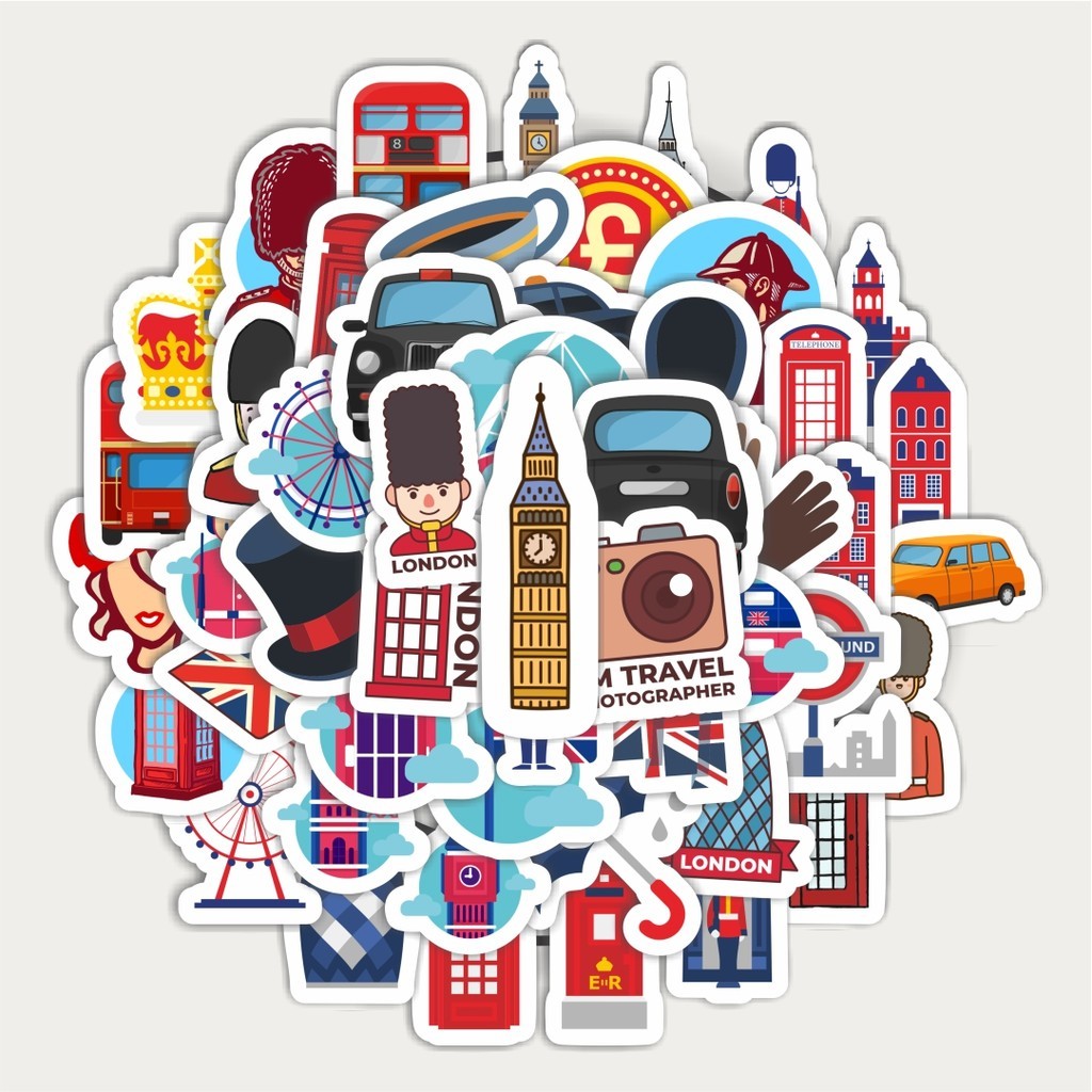Jual Sticker Pack Sticker London | Sticker TUMBLR | Stiker LAPTOP KOPER ...