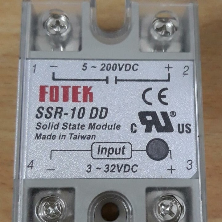 Jual Solid State Relay SSR 10DD 25DD 40DD 40DD DC Control DC 3-32VDC Input 5-60VDC Output ...