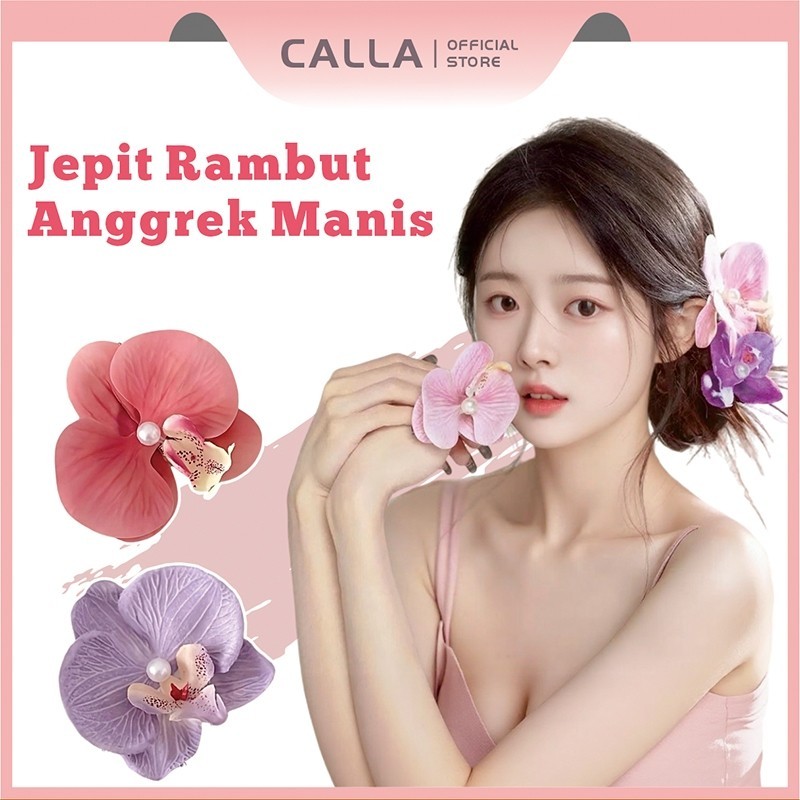 Jual GROSIRAN Jepit Rambut Anggrek Kupu-Kupu Korea / Aksesoris Rambut Gadis-Gadis Cantik ...