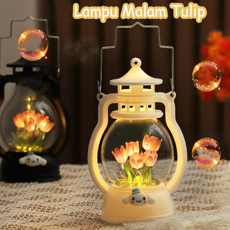 Jual Lampu Tulip Lantern LED Retro Led Lampu Bunga Tulip Lampu Malam ...