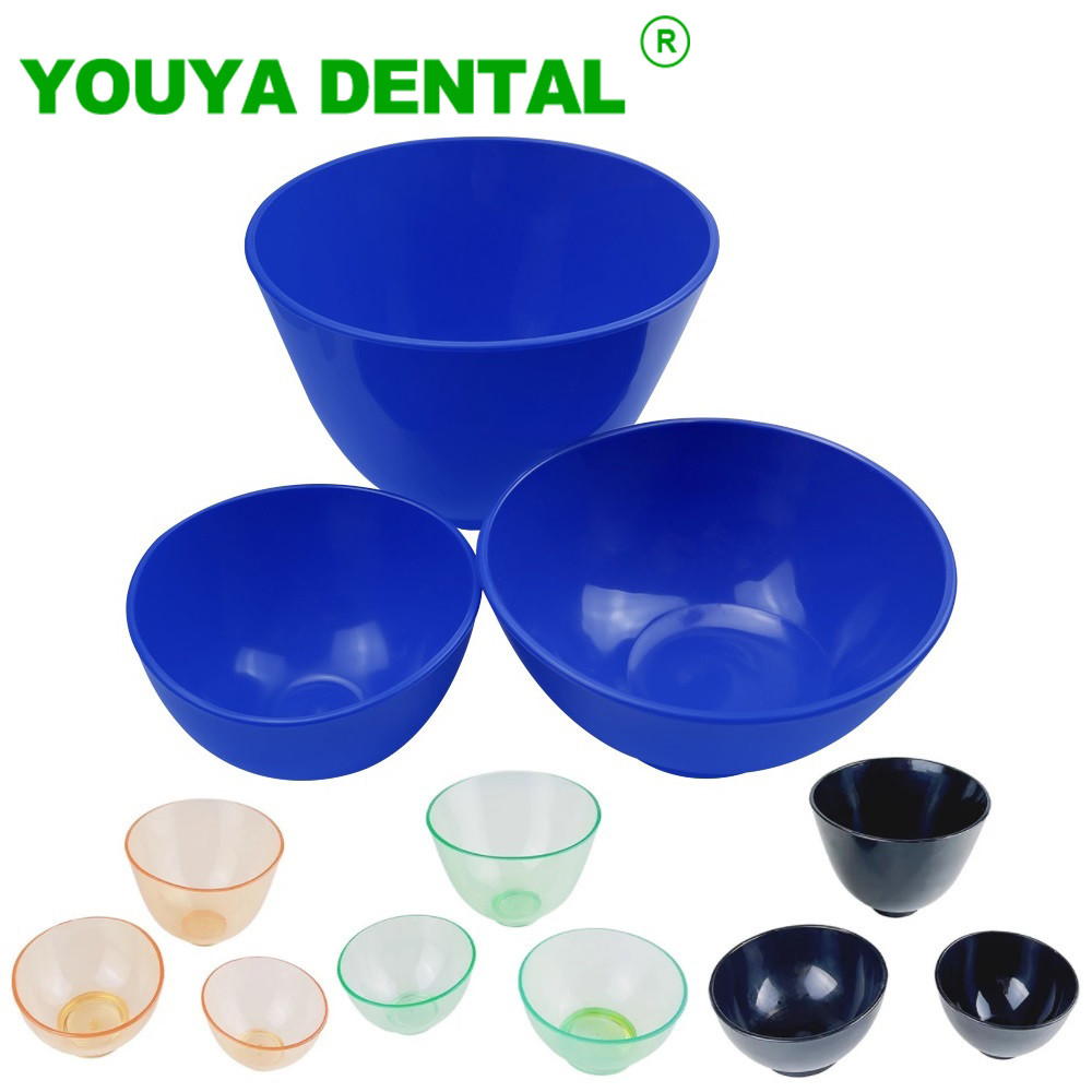 Jual 3pcs/set Dental Rubber Mixing Bowl S/M/L Flexible Gypsum Mixing ...
