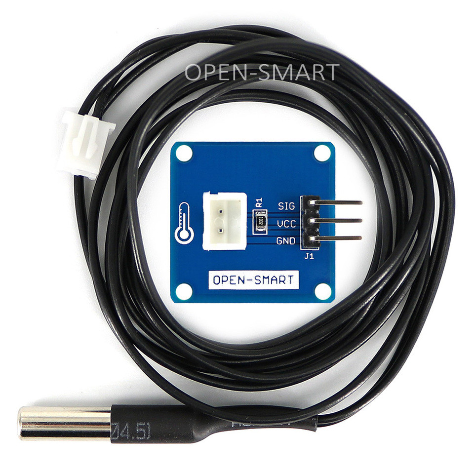 Jual Waterproof NTC Thermistor Temperature Sensor Probe Cable + Adapter ...