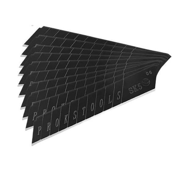 Jual (GROSIRAN) (Isi 10pcs) Isi Ulang Cutter Hitam Besar 18mm SK5 ...