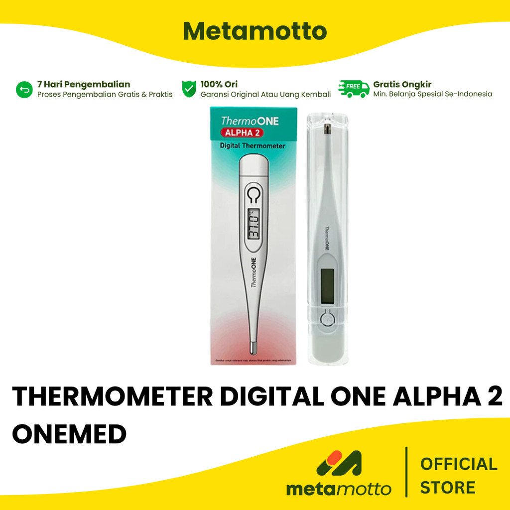 Jual Termometer Digital Alat Pengukur Suhu Tubuh Thermo One Alpha 2 ...