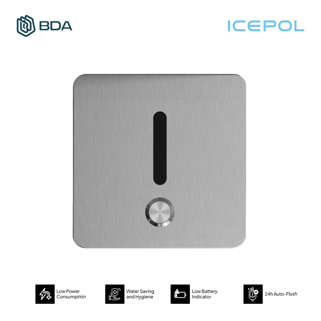 Jual Icepol Sensor Urinal Flush Push Kran Urinoir Keran Air Urinoir ...