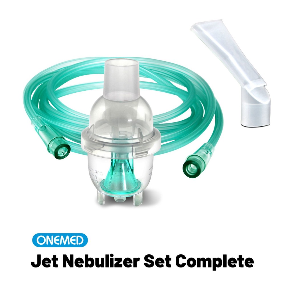 Jual Jet Nebulizer Set Complete Onemed Tubing Mulut | Shopee Indonesia