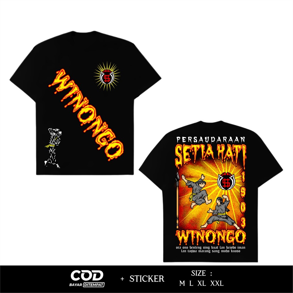 Jual KAOS PSHW SETIA HATI WINONGO 1903 ORA ONO BENTENG SING KUAT KAOS ...