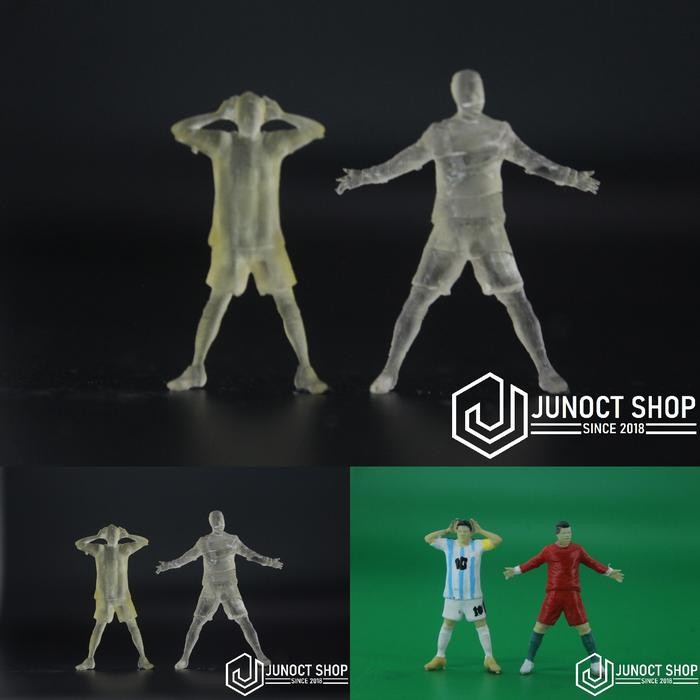 Jual Maket Ronaldo CR7 Messi 1:64 Goal Celebration Figure Polos ...