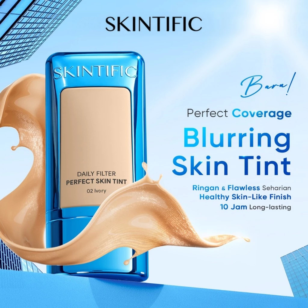 Jual SKINTIFIC Daily Filter Perfect Skin Tint Netto 28 Gr | Perfect ...