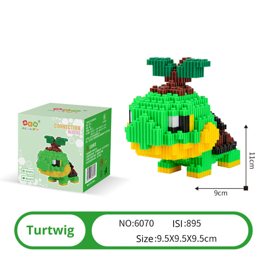 Jual Nano Blocks Pokemon Series Mini 3D Model, Mainan Blok Susun, Blok ...