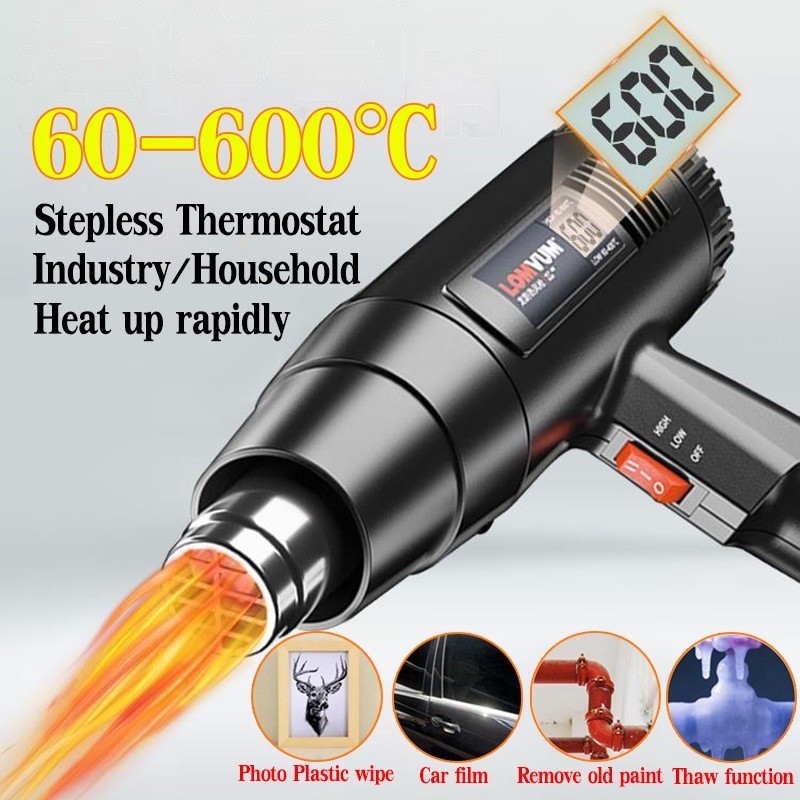 Jual JG75IR Reaim Heat Gun HGA-2000 Air Mesin Pemanas Pistol Angin Panas Hot Gun Hot Air Gun ...