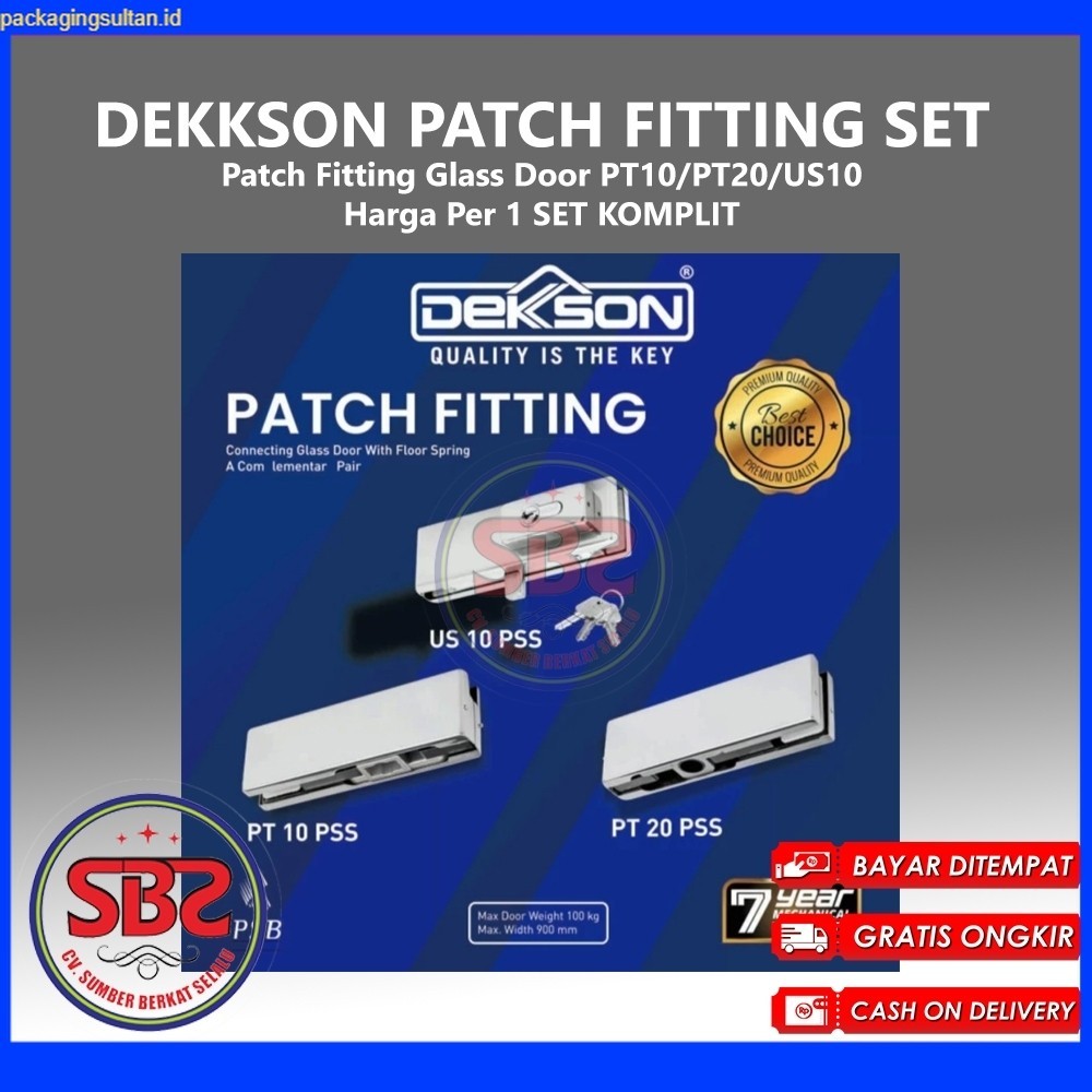 Jual DEKSON Patch Fitting DEKKSON Komplit Set PT 10 PT 20 US 10 ...