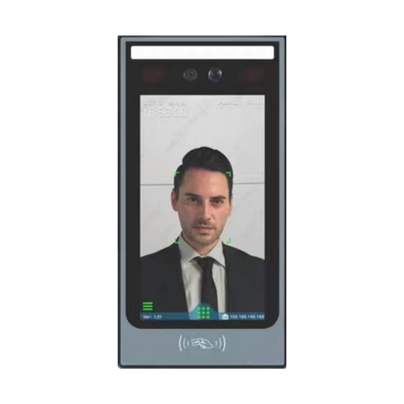 Jual 7 Inch IPS Dynamic face palm recognition Access Control System RFID Attendance ...