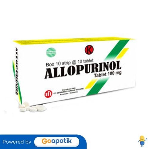 Jual Allopurinol Imfarmind 100 Mg Box 100 Tablet | Shopee Indonesia