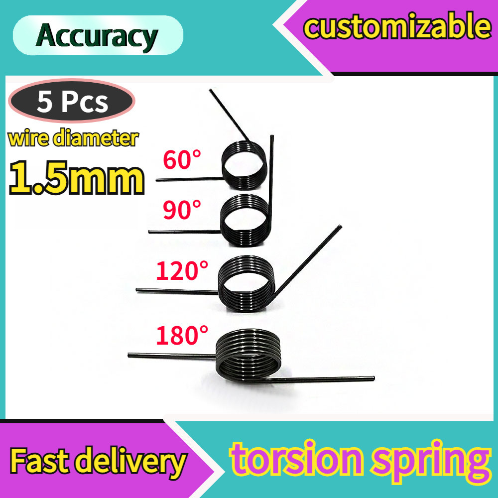 Jual 65Mn Torsion Spring High Strength V-Shaped Wire Diameter 1.5mm ...