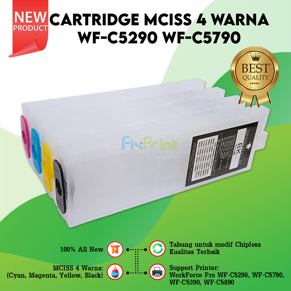 Jual Cartridge CISS Tabung Tinta Epsn Printer WF C5290 WFC5790 WC-C5290 ...