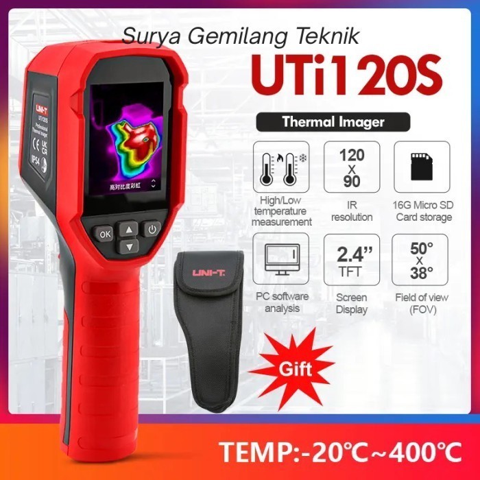 Jual Camera Infrared Thermal Imager UTi120S UNI-T Thermometer UNIT UTi ...
