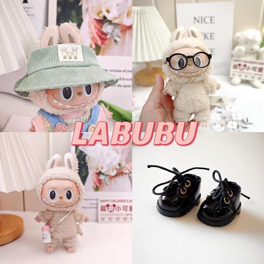 Jual READY 17CM ⚡ POP-MART LABUBU DOLL MACARON Labubu BONEKA BAJUNYA ...