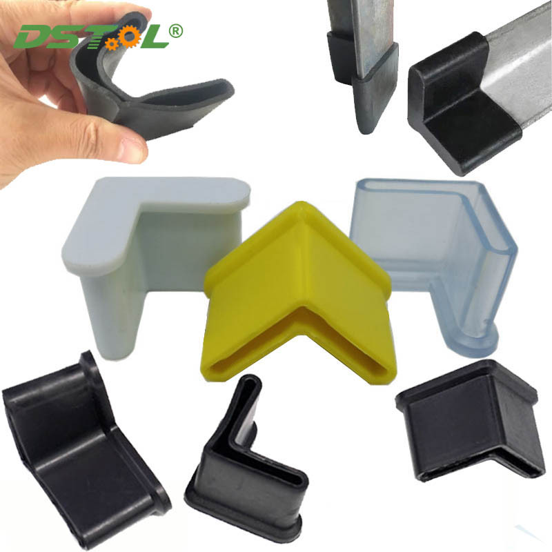 Jual Triangle Iron End Cover Socks Rubber Angle Cap L-shaped Storage ...