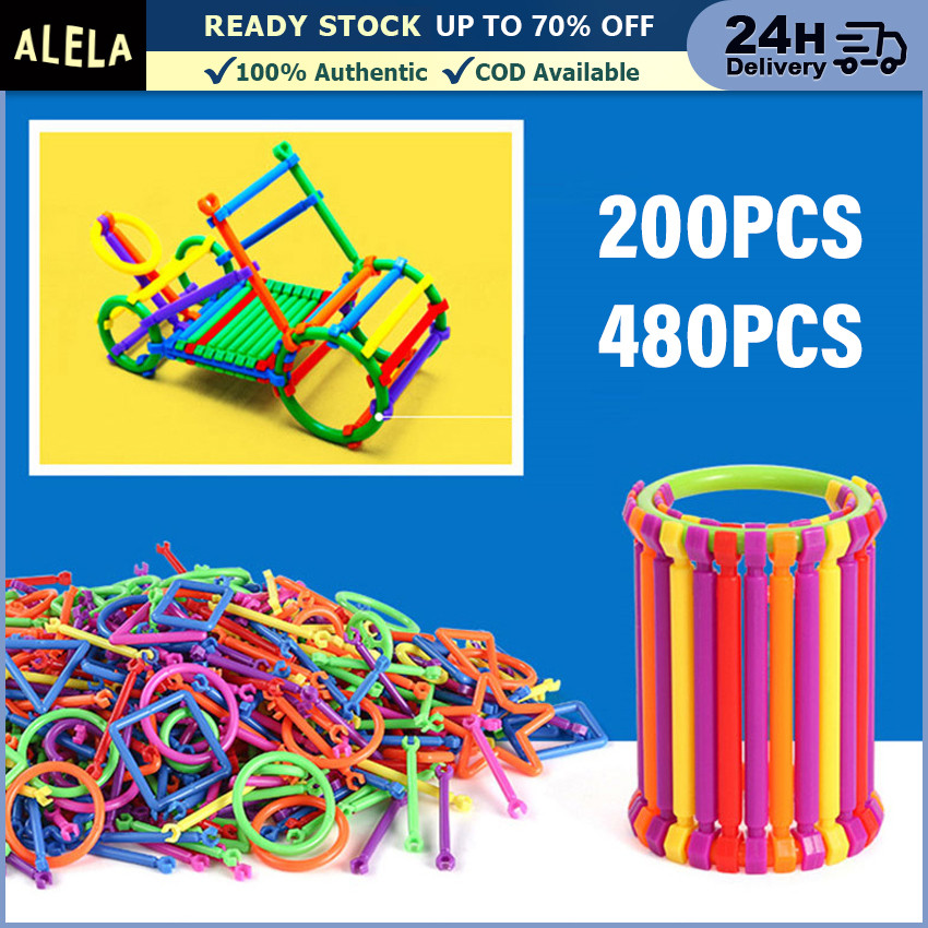 Jual Puzzle Smart Bar Stick Building Susun Block Stik DIY Mainan ...