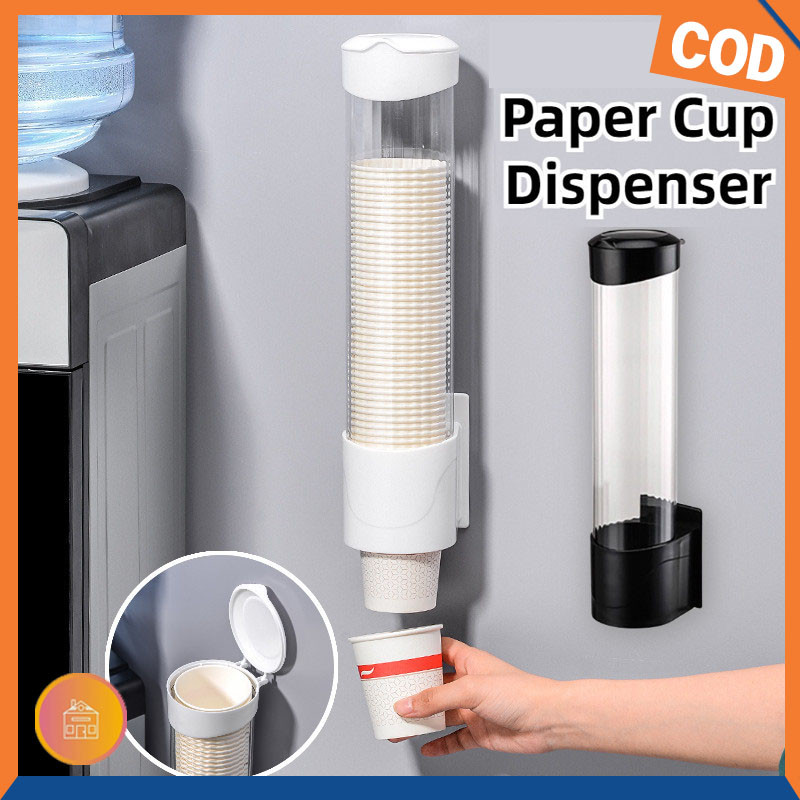 Jual Paper Cup Dispenser /dispenser Bodi Transparan Plastic Holder Anti ...