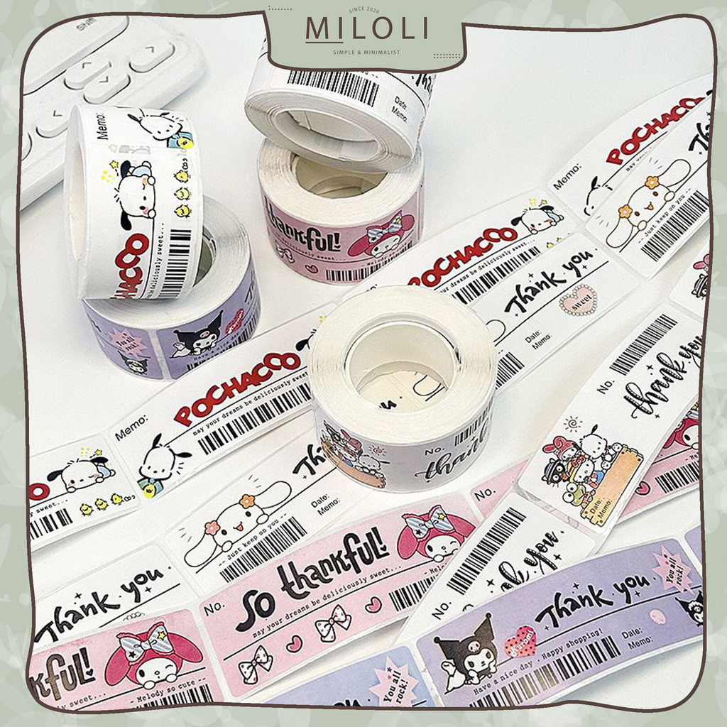 Jual [MILOLI] 120pcs/ Roll STICKER SANRIO KUROMI MELODY CUTE Stiker ...