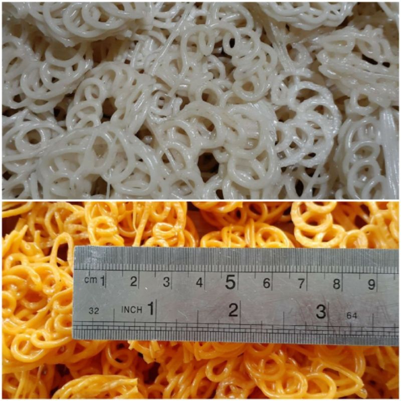 Jual Kerupuk Mie Keriting Kecil / Kerupuk Mawar Uyel Mentah / Kerupuk ...