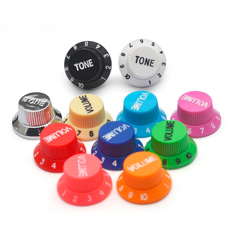 Jual Electric Guitar Speed Control Knobs 2T1V Tone Knob Volume Knob ...