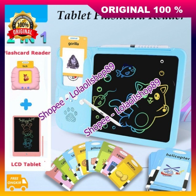 Jual Tablet Flashcard Reader / Tablet Gambar Mesin Pendidikan Dini ...