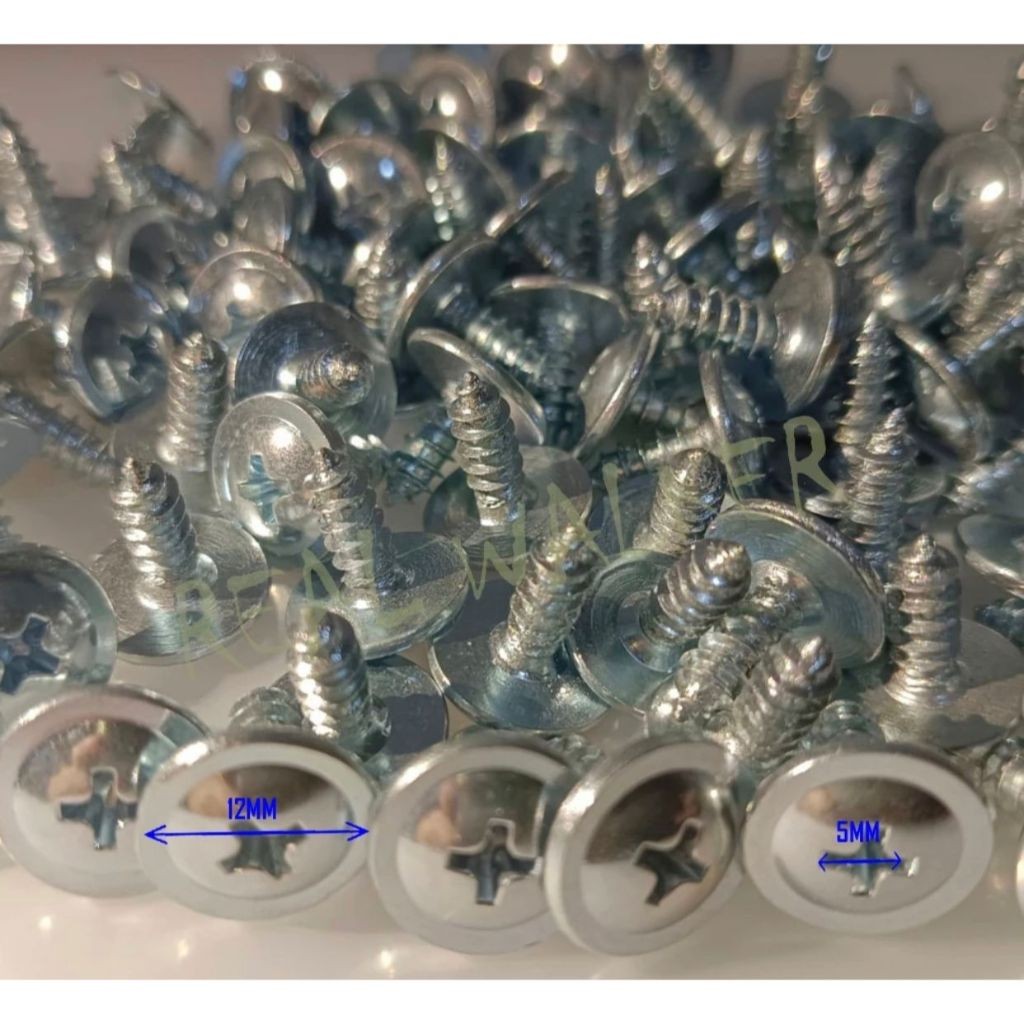 Jual BAUT / SEKRUP STAINLESS STEEL DIAMETER TOPI 12MM / PANJANG 12MM ...