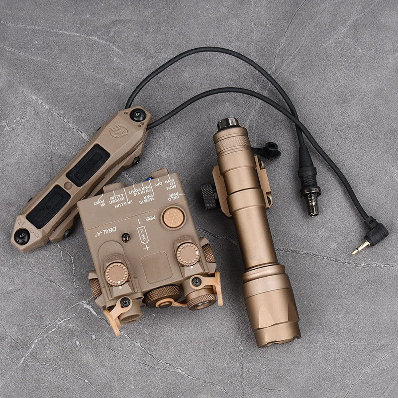 Jual Tactical DBAL-A2 Simplified Version Surefir M300A M600C Flashlight Sets Red Dot Airsoft ...