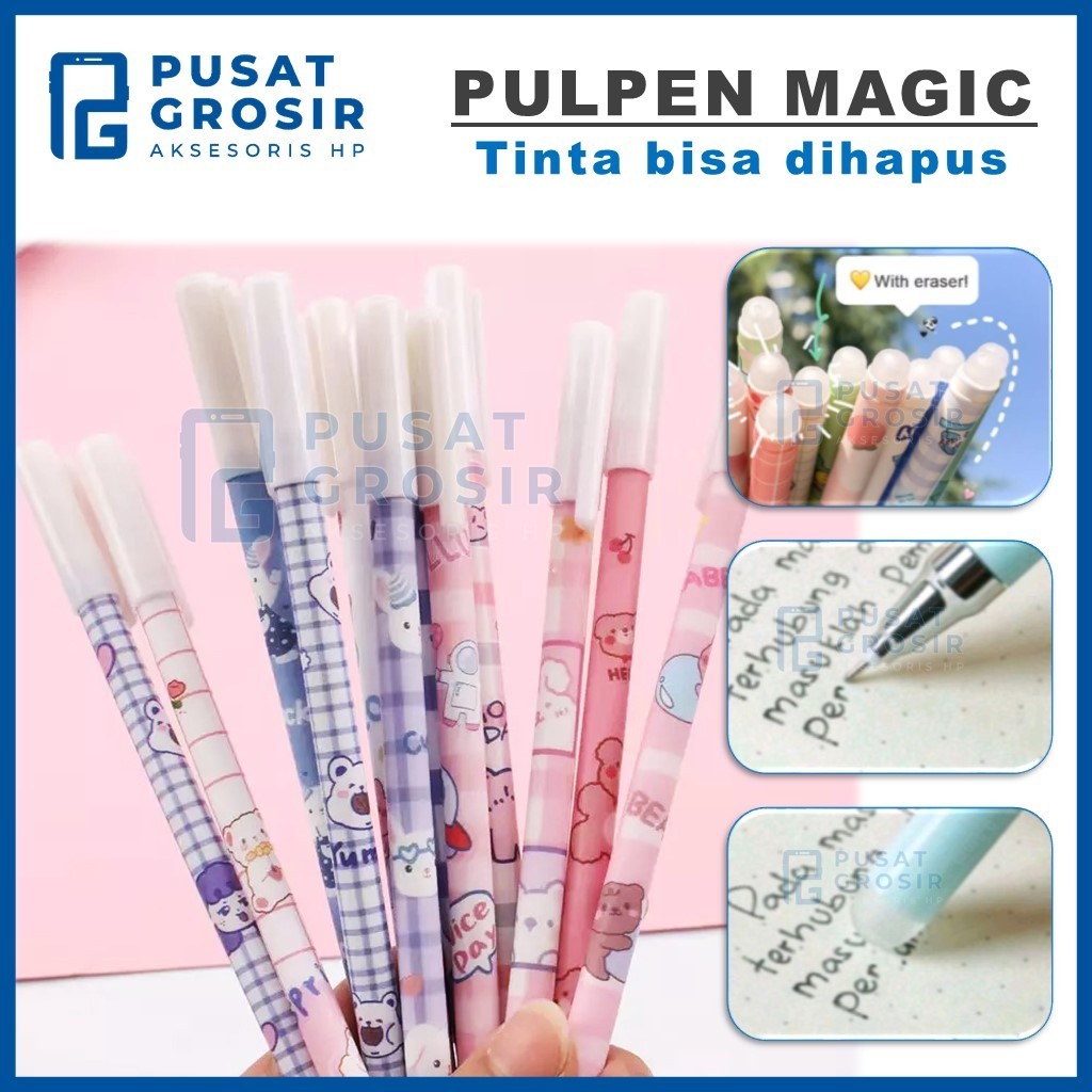 Jual Pulpen bisa hapus pen magic Bolpoin Gel Erasable alat tulis ...