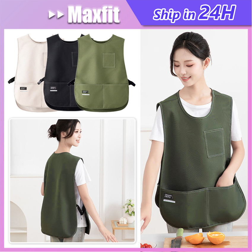 Jual Apron Celemek Barista/Barbershop/Celemek Kerja Apron Rompi Depan ...