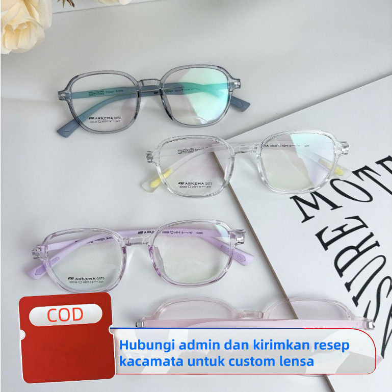 Jual （Gratis kotak dan kain kacamata+COD）Viendo Frame Kacamata ...
