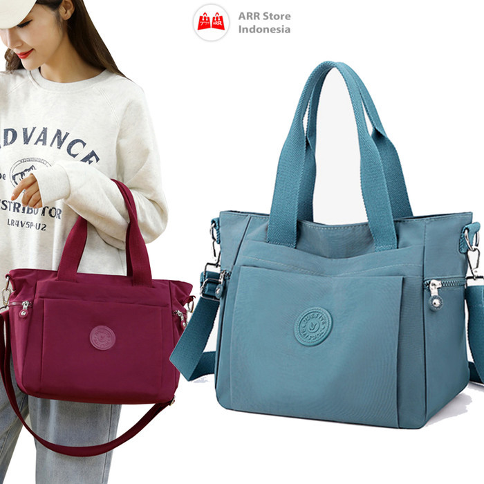 Jual Tote Bag Travel Waterproof Tas Selempang Tas Bahu Wanita Tas Bahu ...