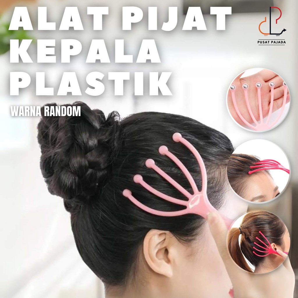Jual Alat Pijat Kepala Bokoma Plastik Healthy Spa Scalp Massager Alat ...