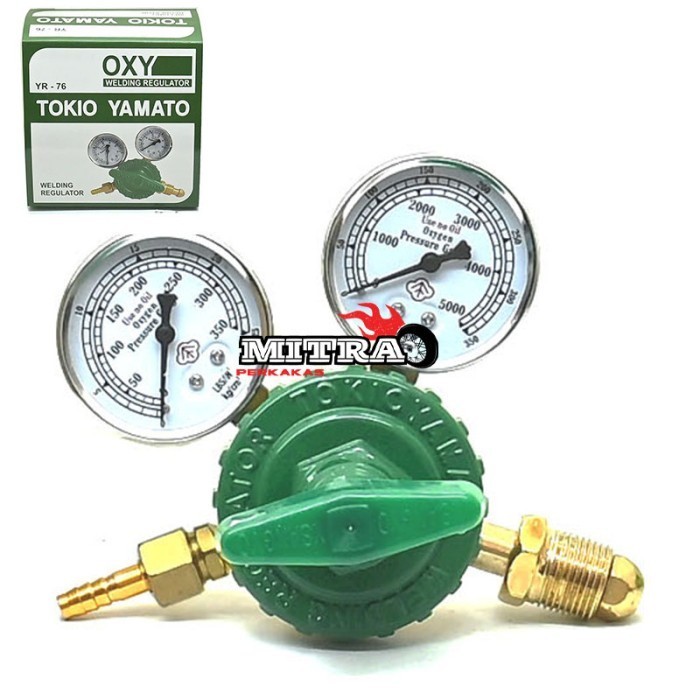 Jual Regulator Las Oxygen Tokio Yamato Welding Regulator Oksigen Oxy YR 76 | Shopee Indonesia