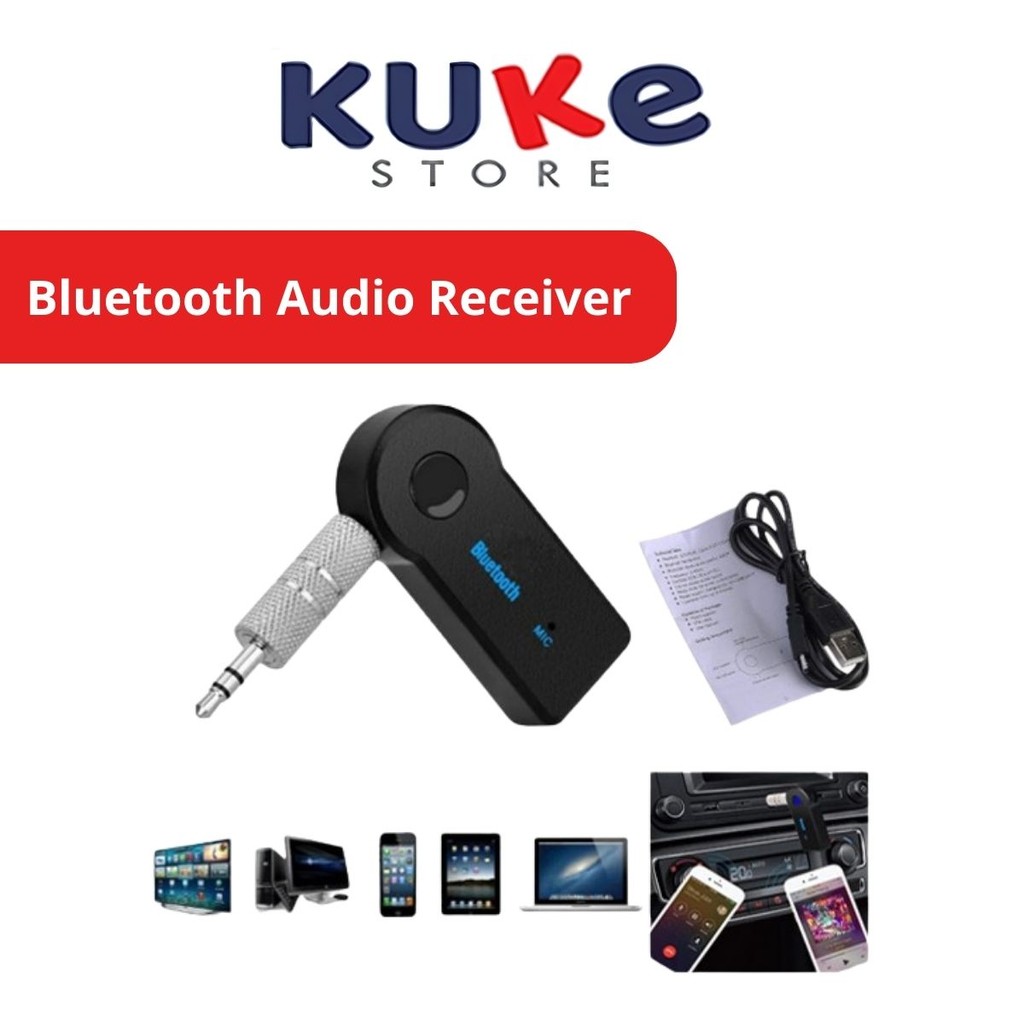 Jual Bluetooth Audio Receiver / Music Wireless Handsfree Car Connector ...