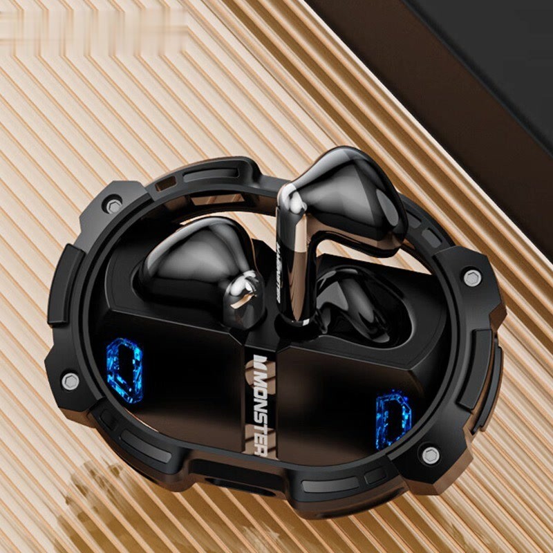 Jual Monster XKT10 Pro Bluetooth 5.3 Earphones Wireless Headphones Game ...