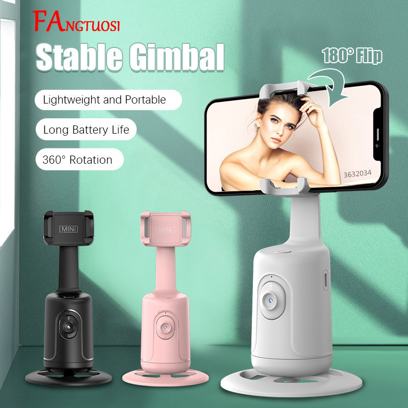 Jual 2024 New 360 Rotation follow-up Gimbal Stabilizer Monopod Desktop ...