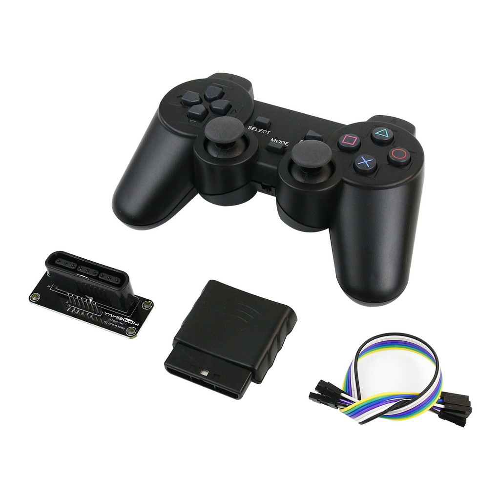 Jual 2.4G PS2 Wireless Remote Controler Gamepad 3 in 1 Joystick Smart ...