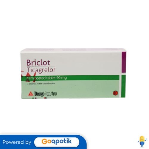 Jual Briclot 90 Mg Box 30 Tablet | Shopee Indonesia