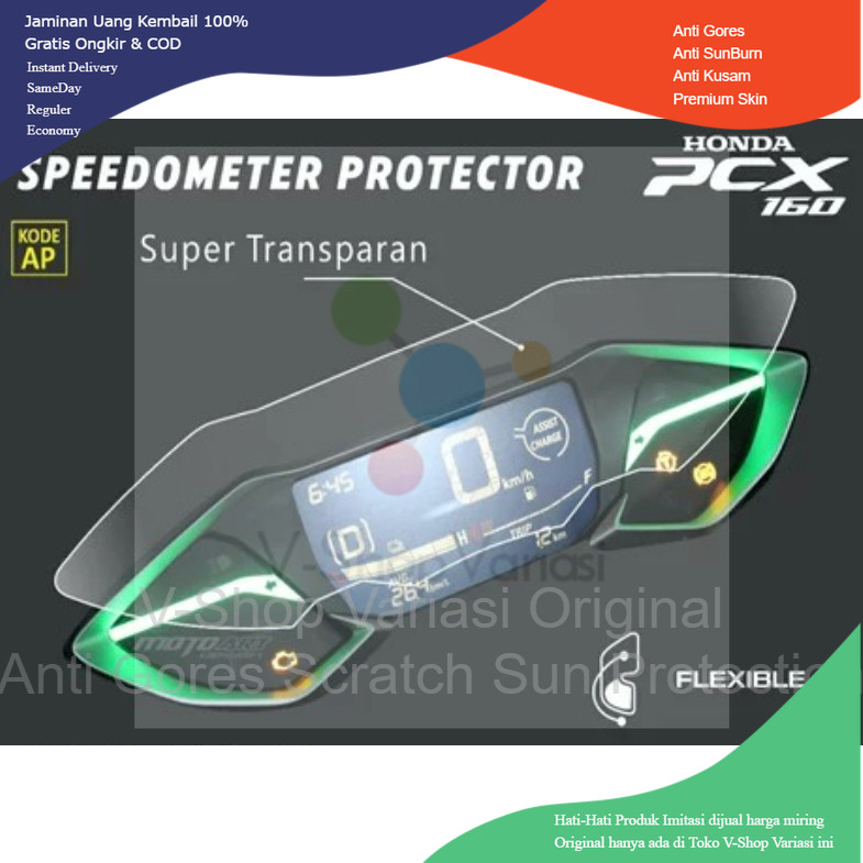 Jual Original Anti Gores Speedometer New Honda PCX 160 2021 2022 2023 ...