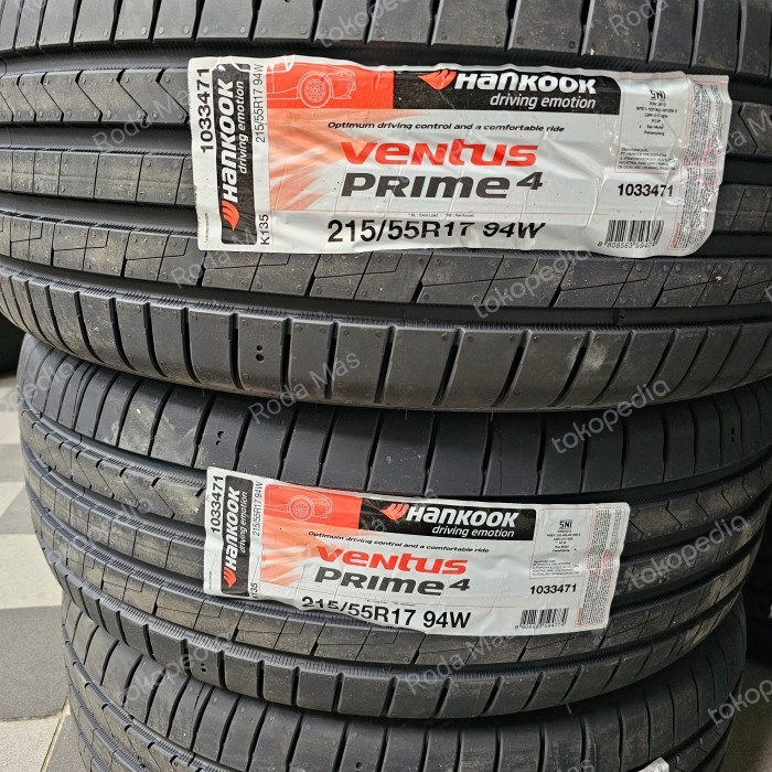 Jual Ban Hankook Ventus Prime4 215/55 R17 (Ban HRV,Camry,Odyssey ...