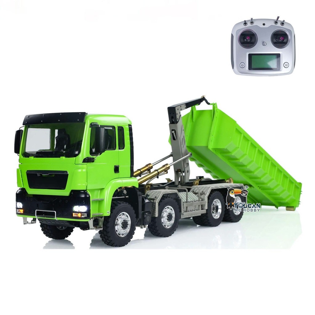 Jual 1/14 Scale RC Roll On/Off Dump Truck Tgs 8X8 Hydraulic Metal ...