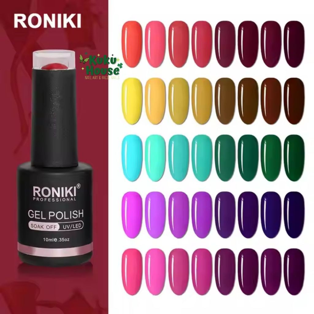 Jual RONIKI GEL POLISH UV 10ML KUTEK KH | Shopee Indonesia